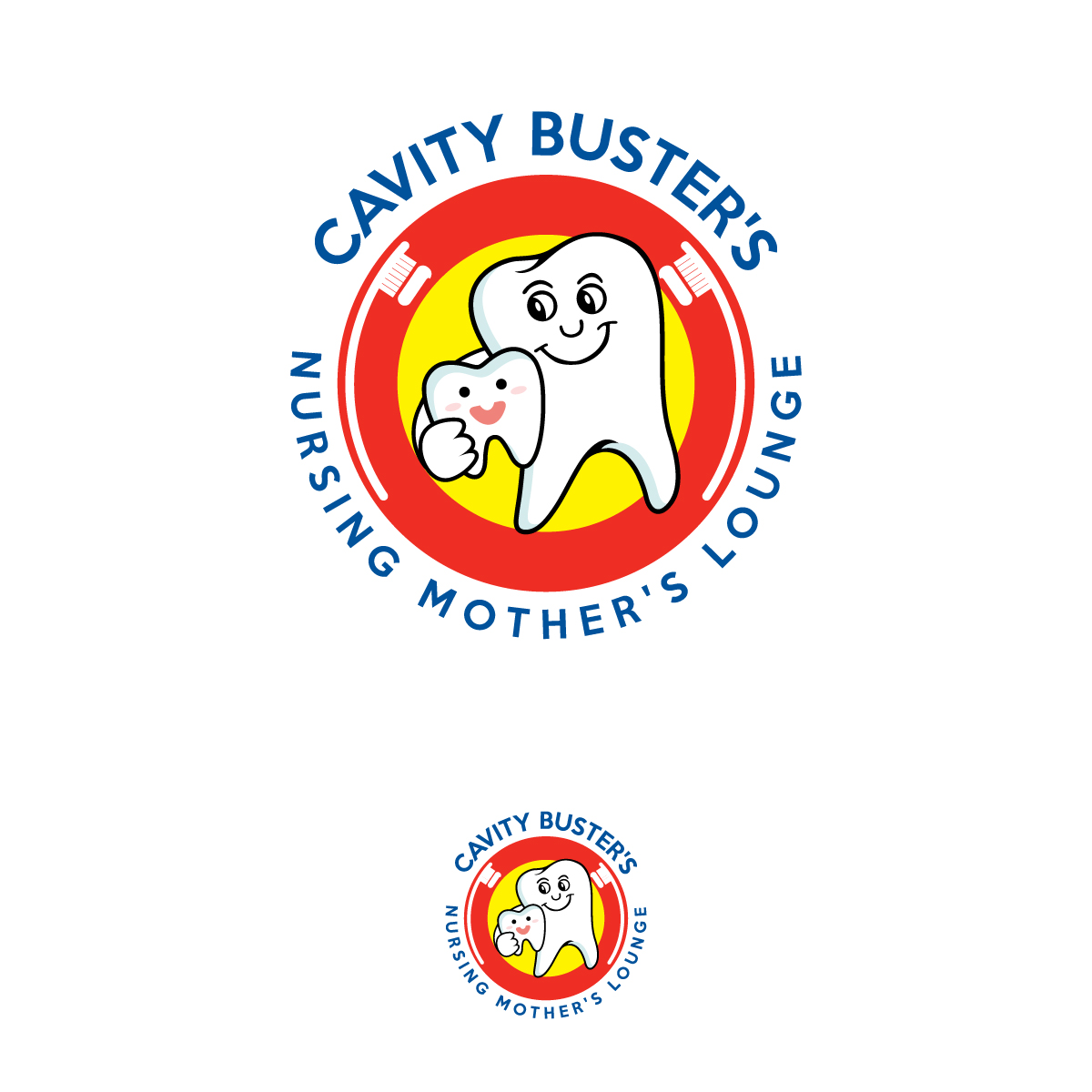 Logo Design for Cavity Buster's Nursing Mother's Lounge by brand maker | Design #28285091