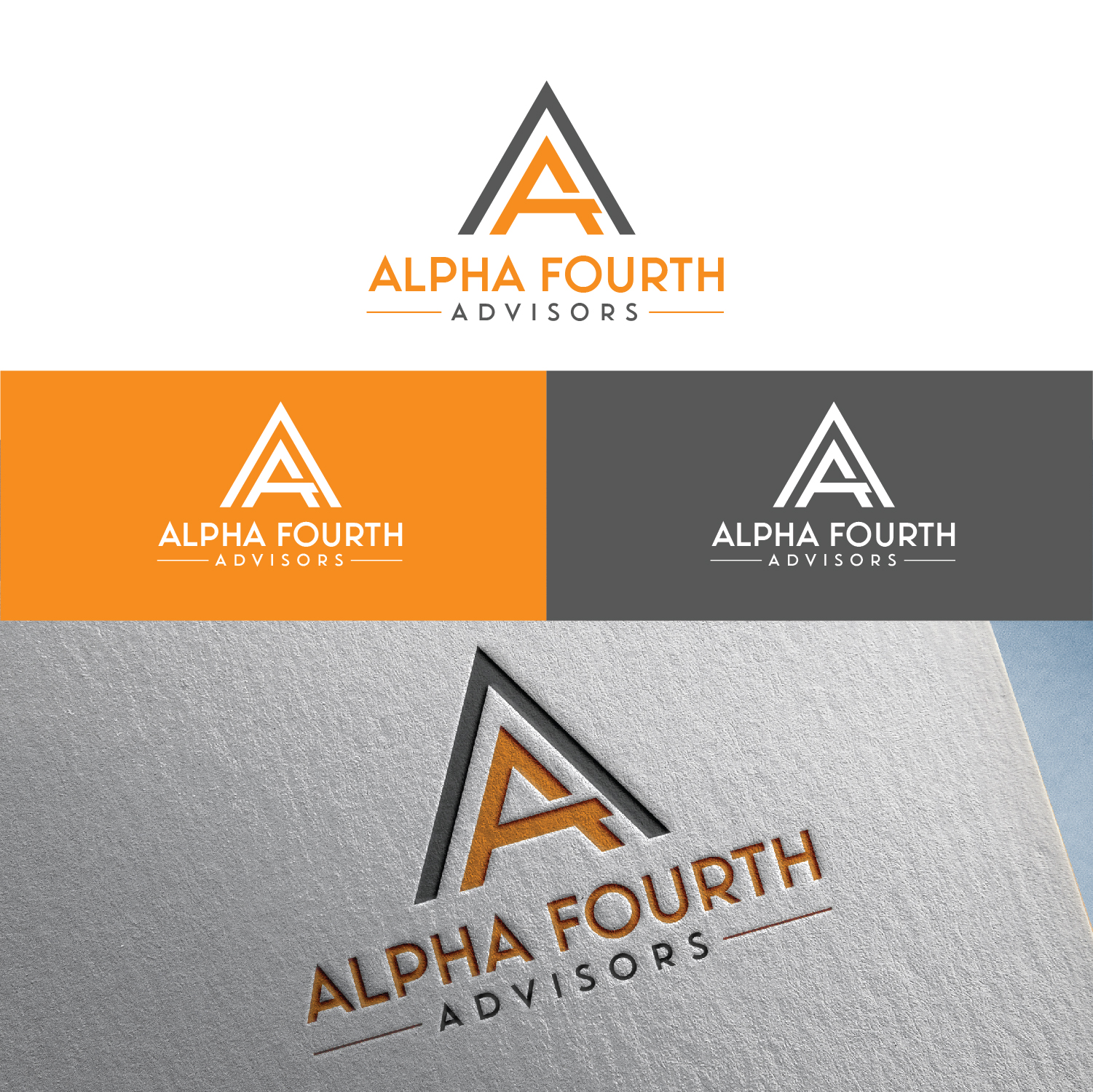 Upmarket, Elegant Logo Design for Alpha Fourth Advisors by S.H Designs ...