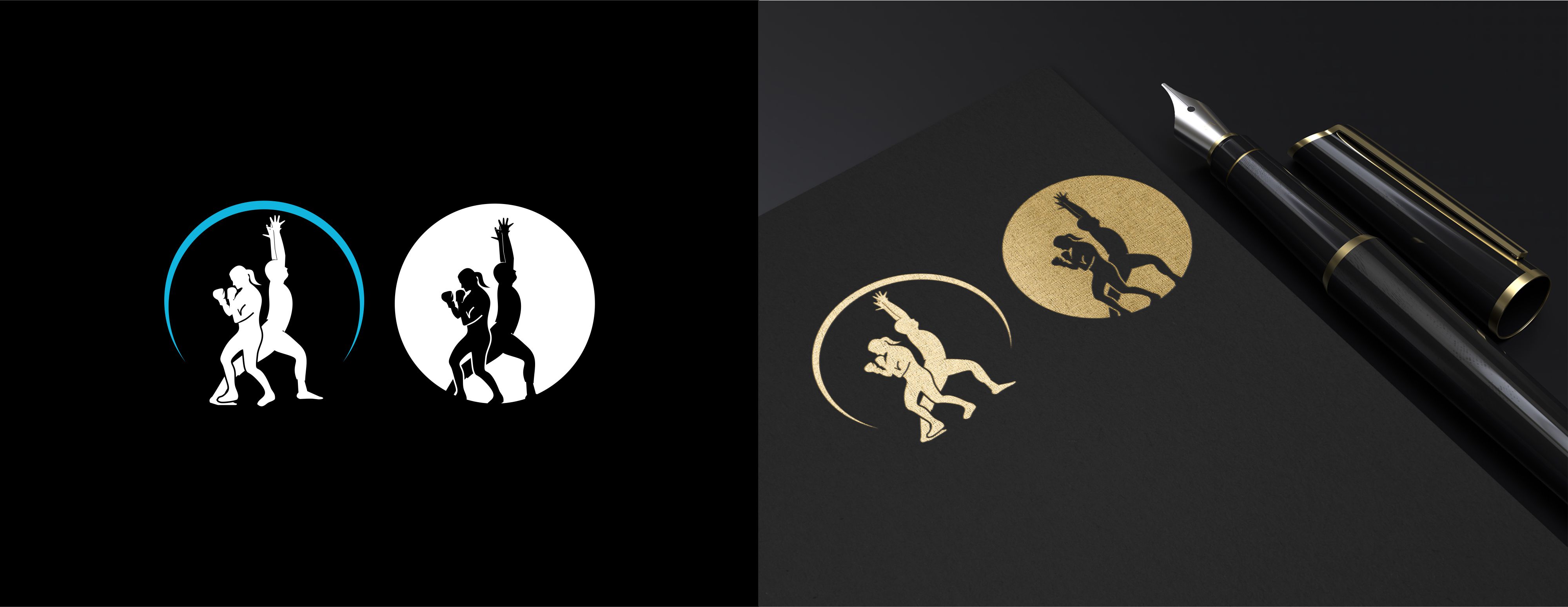 Professional, Elegant, fitness, health, sports, movement, Logo Design ...