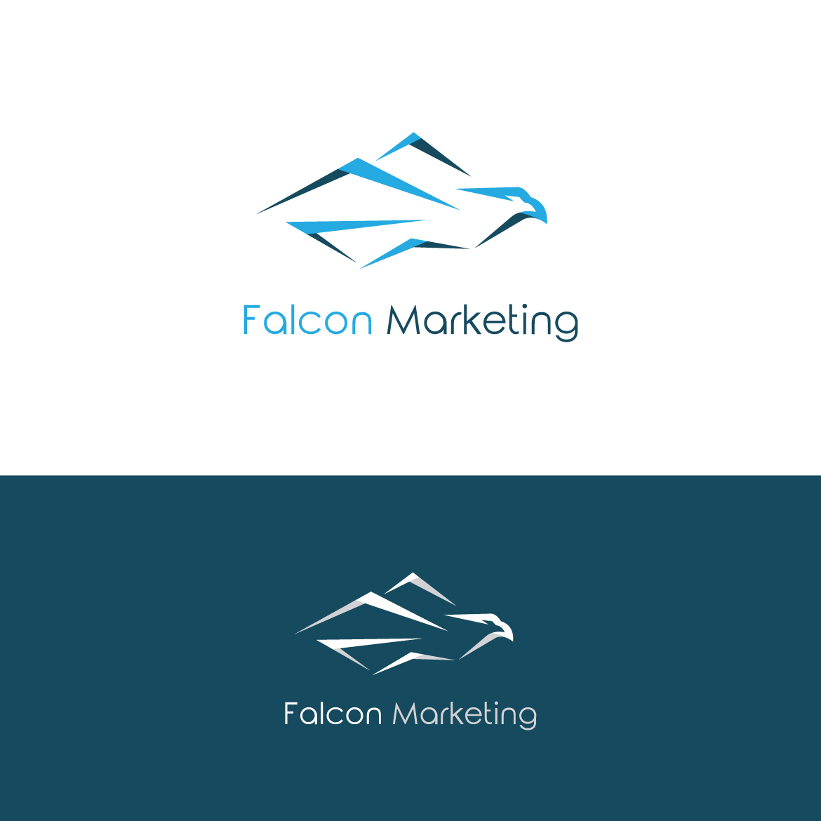 Bold, Professional Logo Design for Falcon Marketing by aswin.rahmat ...