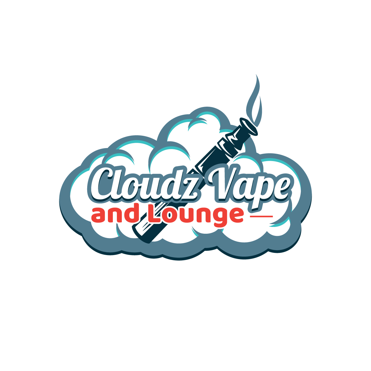 Modern, Elegant, Retail Logo Design for Cloudz Vape and Lounge by DesignFriday | Design #28295885