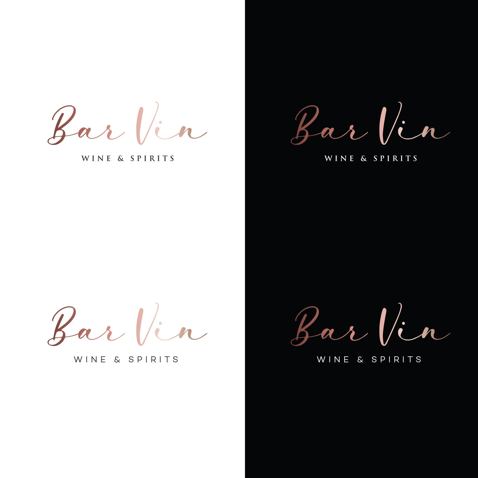 Elegant, Serious, wine bar Logo Design for Bar Vin (larger font) Wine ...