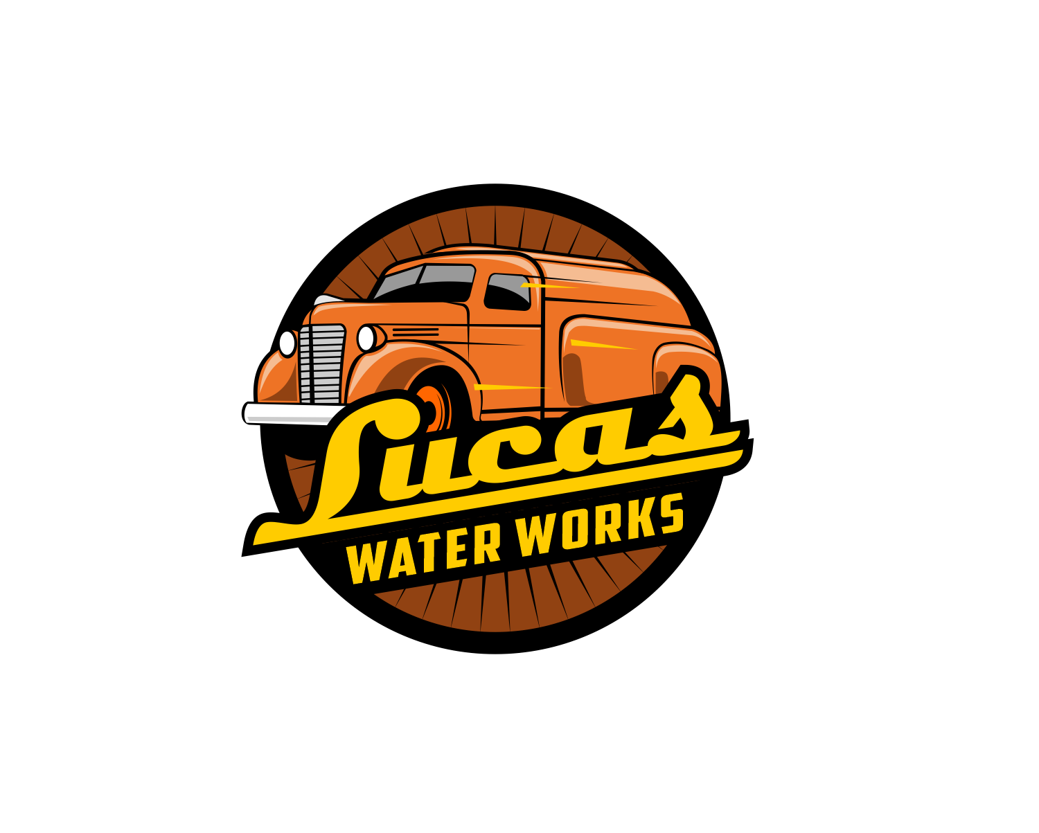 Elegant, Playful Logo Design for Lucas Water Works by mazyo2x | Design ...