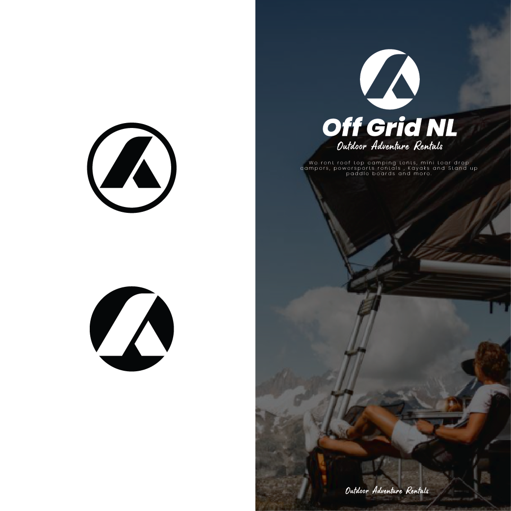Logo Design for Off Grid NL - Outdoor Adventure Rentals by tyaz 2 ...