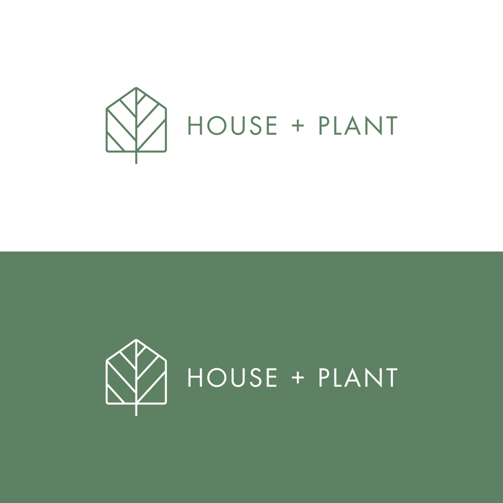 Feminine, Upmarket, Houseplant Consulting Logo Design for House + Plant ...