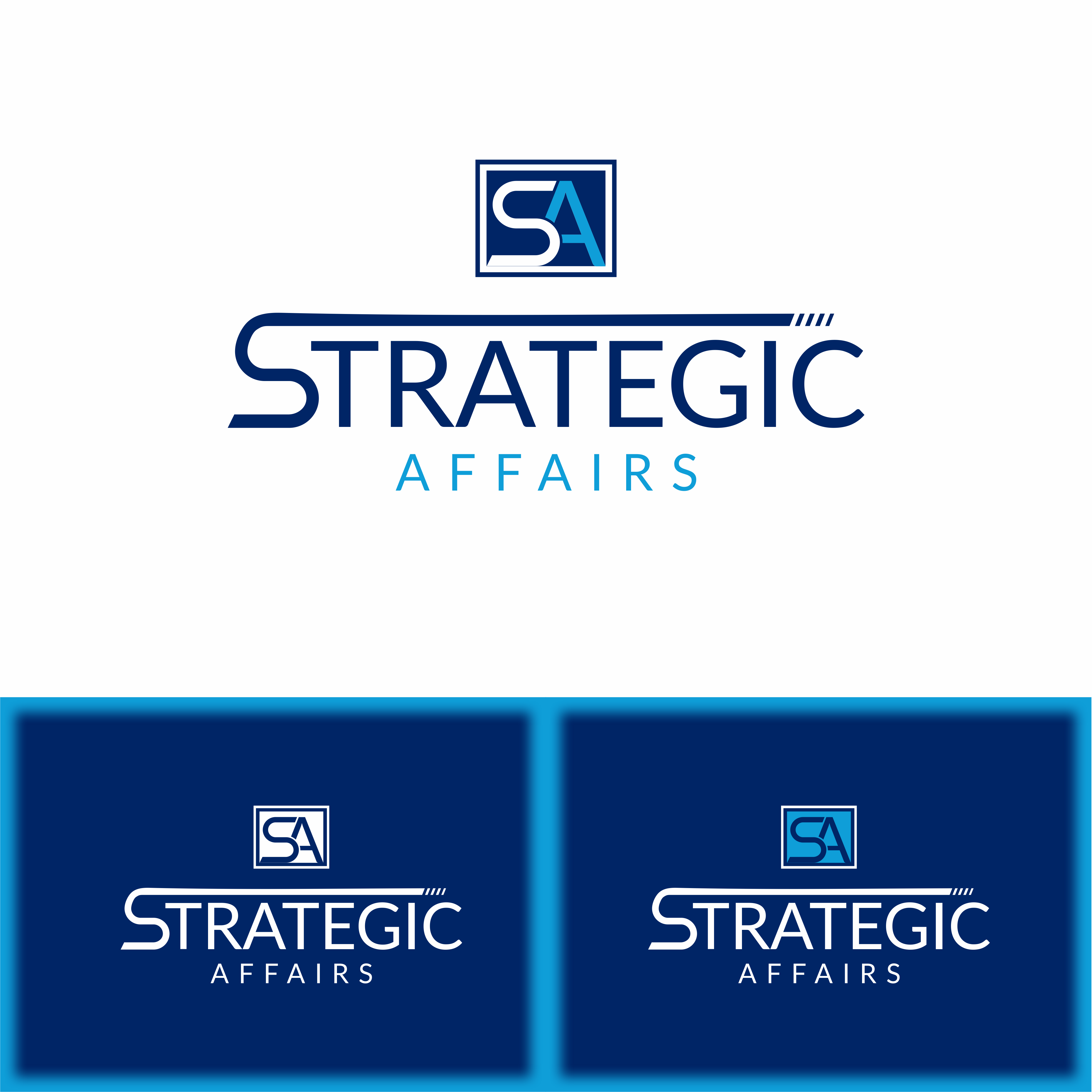 Logo Design for Strategic Affairs by Excellar Hub | Design #28341995