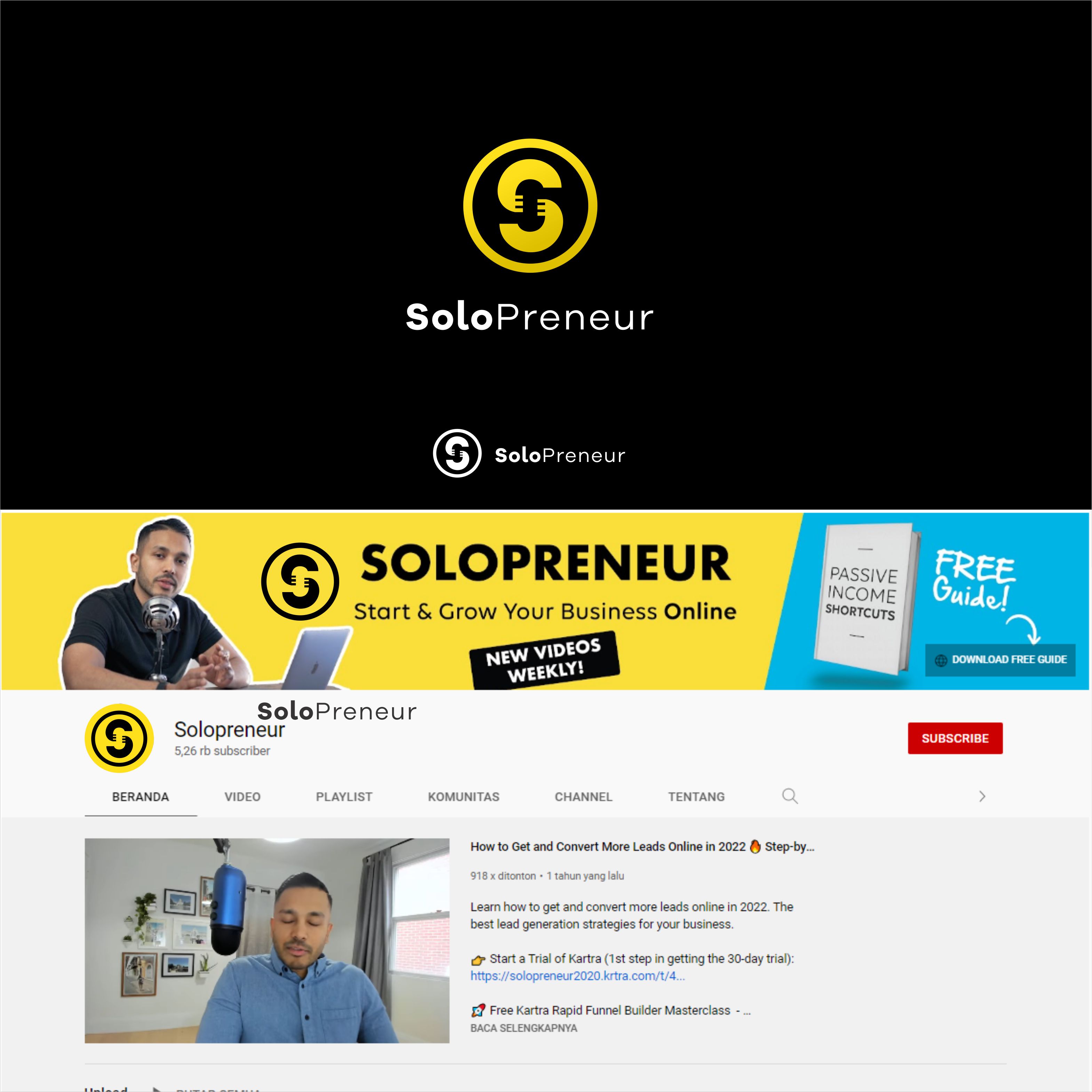 Elegant, Playful Logo Design for Solopreneur by Yoses | Design #28375688