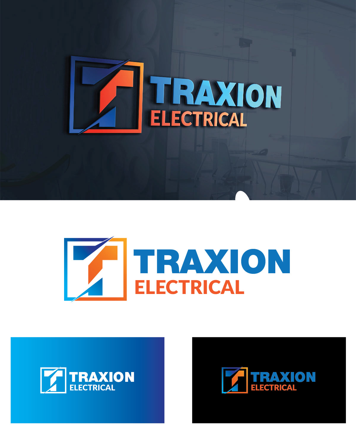 Logo Design for Traxion electrical by Isnah Logo | Design #28345069