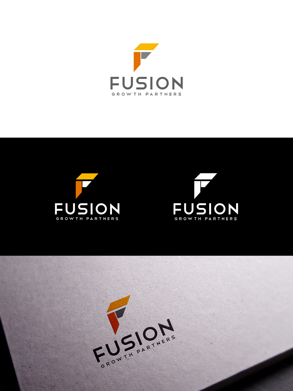 Logo Design for Fusion Growth Partners by raffaella | Design #28356152