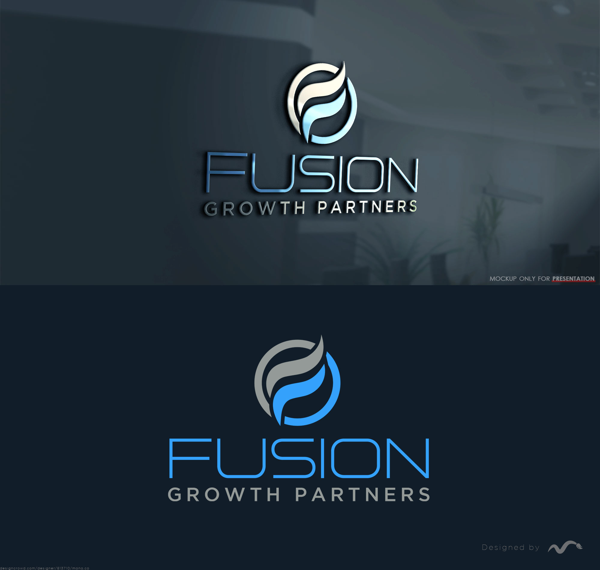 Logo Design for Fusion Growth Partners by Mono.co | Design #28356107
