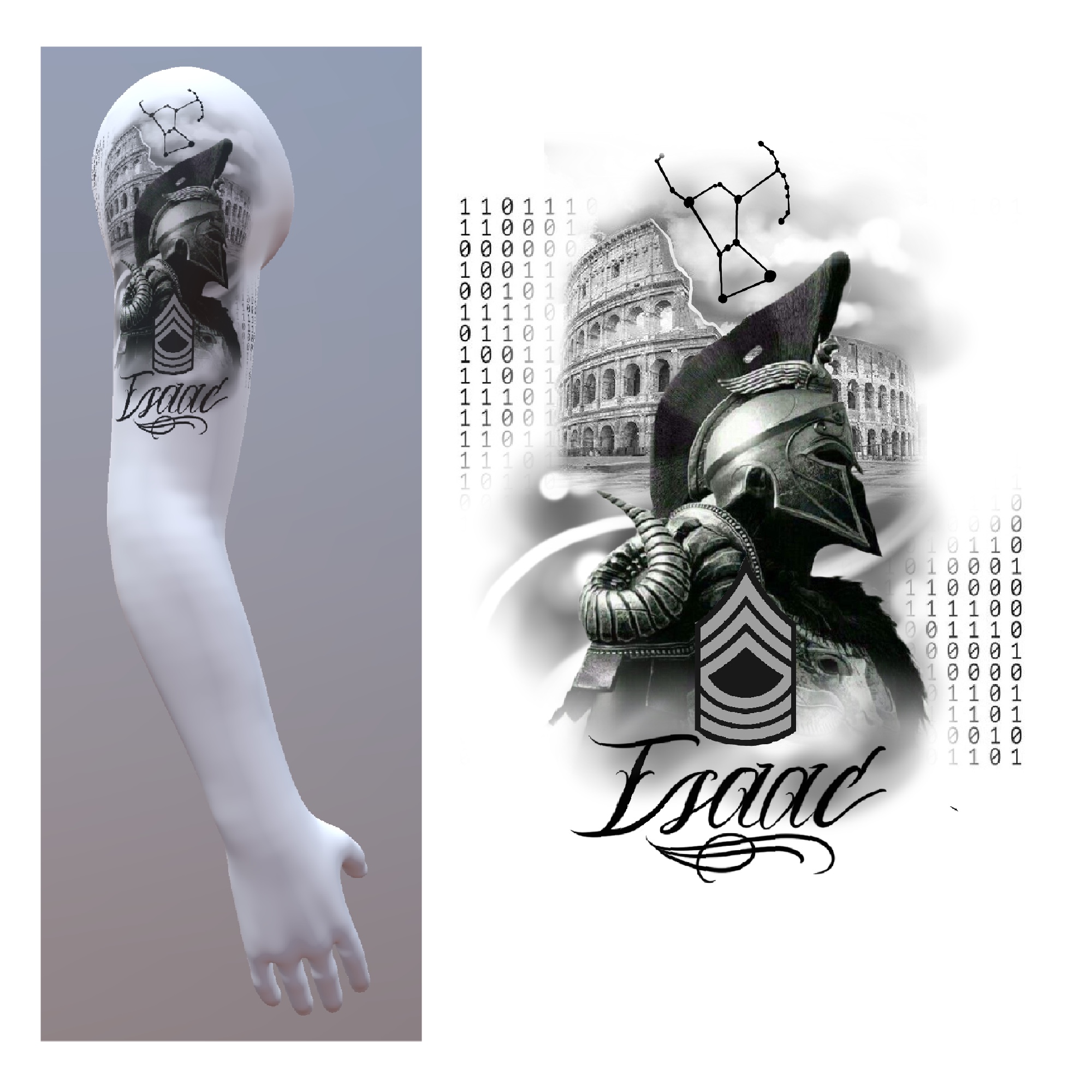 Masculine, Conservative Tattoo Design for a Company by El Yisk 2 ...