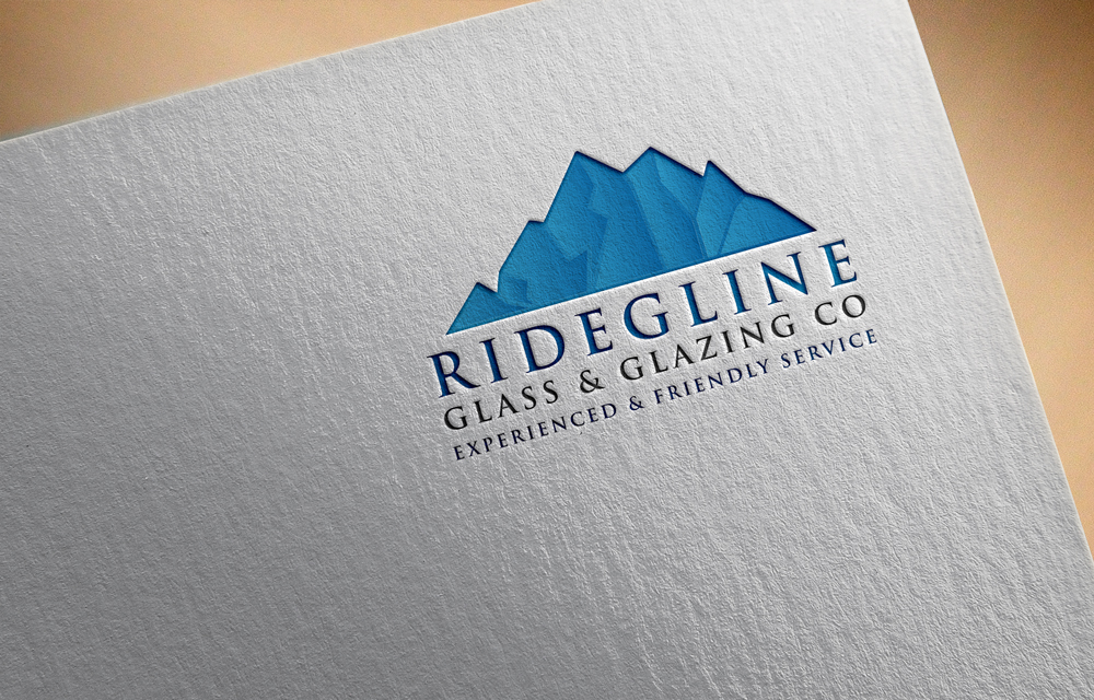 Serious, Professional, Glass and glazing. Logo Design for Ridgeline ...