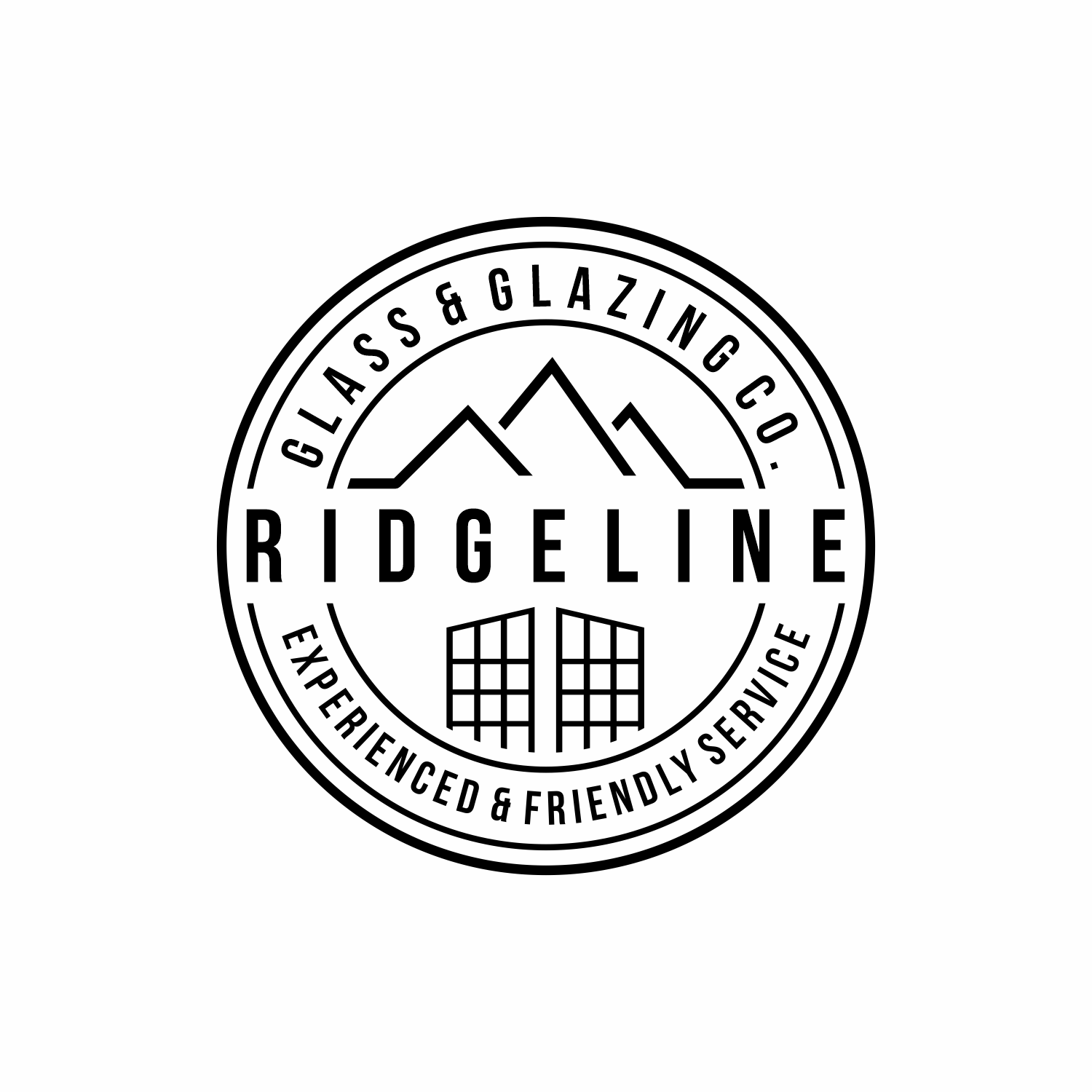 Serious, Professional, Glass and glazing. Logo Design for Ridgeline ...