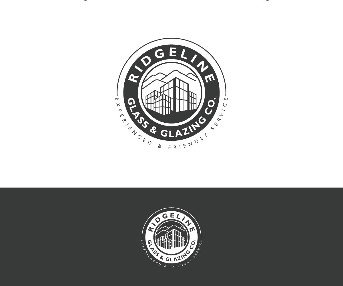 Serious, Professional, Glass and glazing. Logo Design for Ridgeline ...