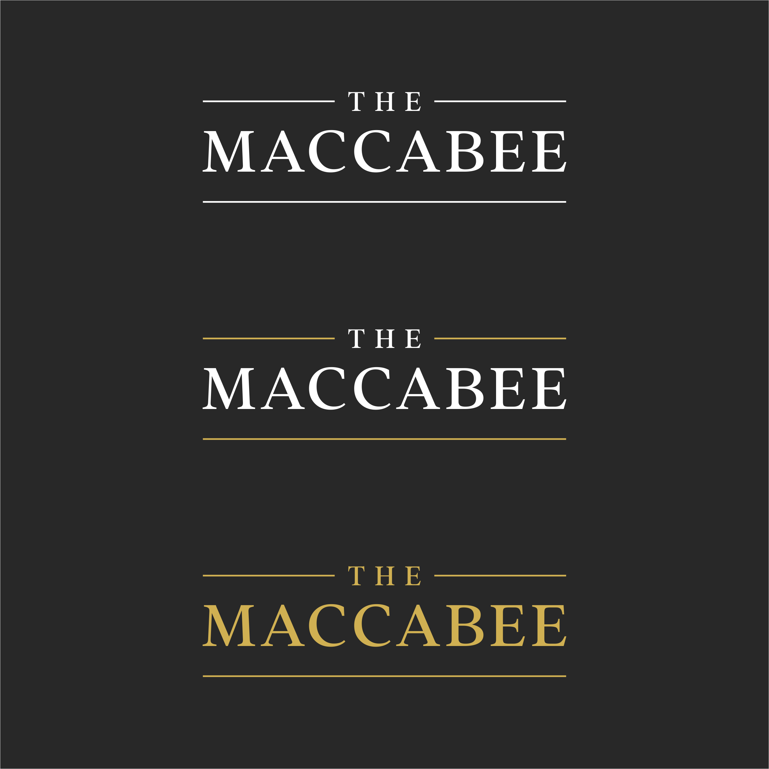 Conservative, Upmarket, Hospitality Logo Design for The Maccabee by ...