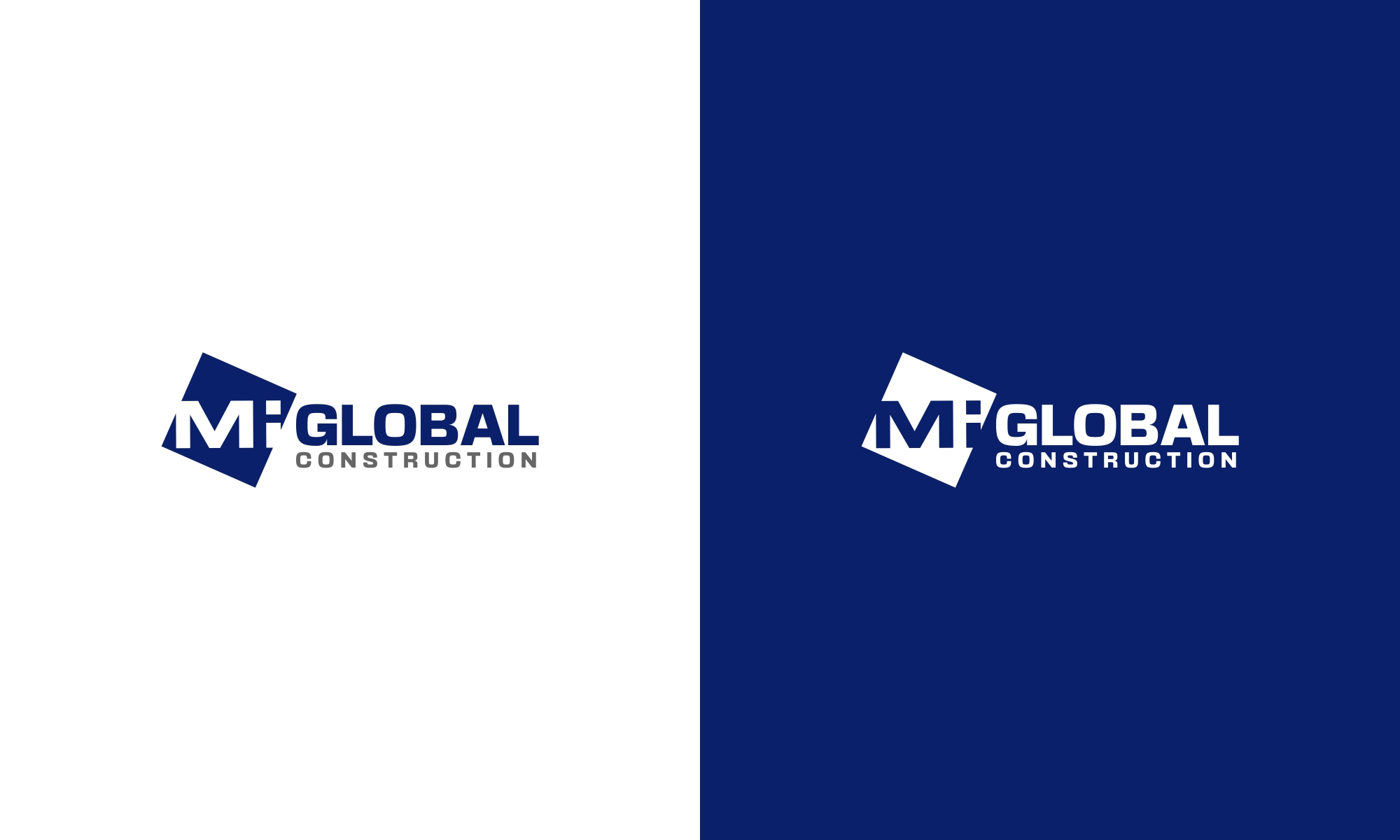 Logo Design for Mi Global Construction by MX LogoArt | Design #28375872