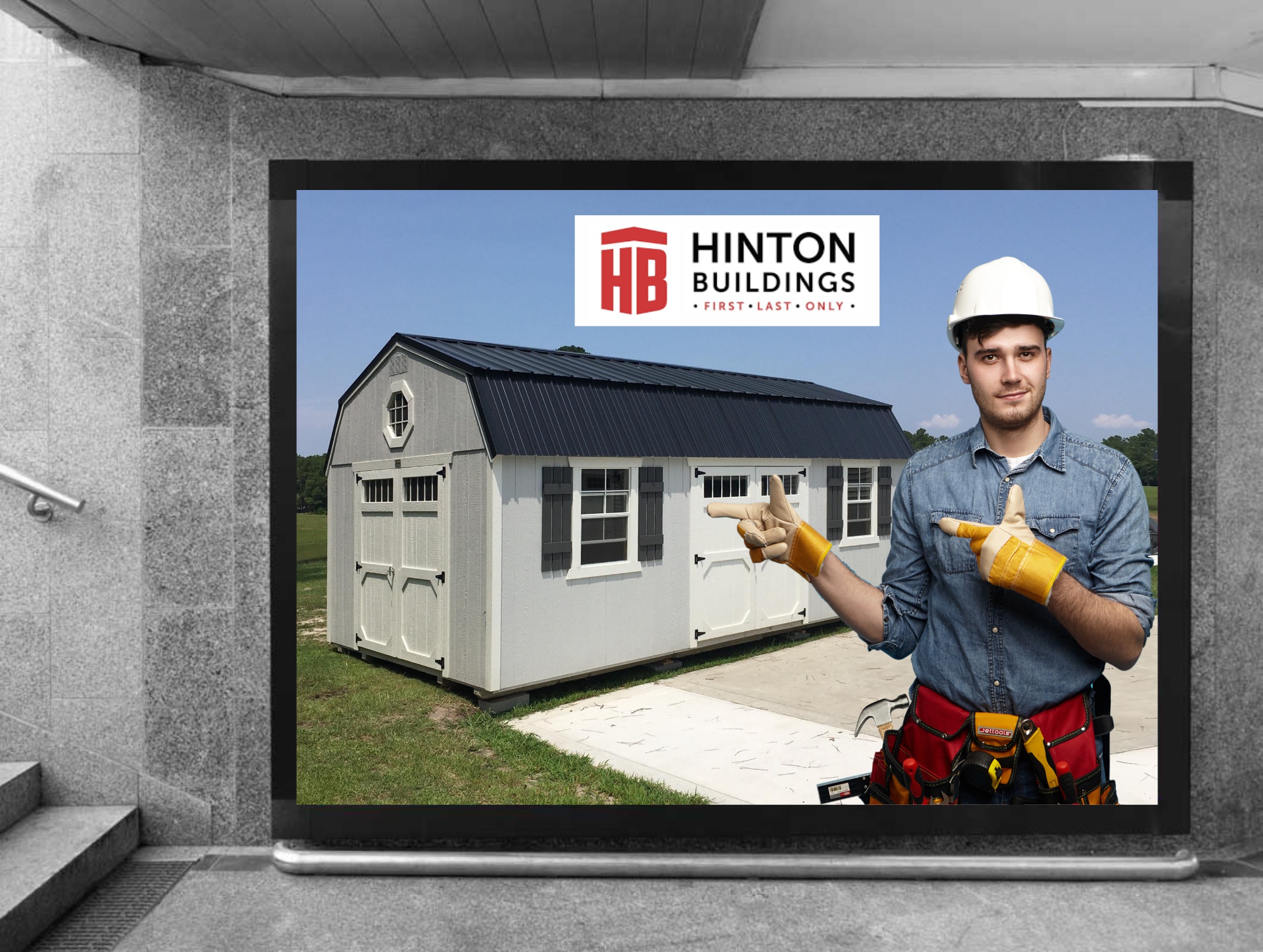 Bold, Playful, Construction Billboard Design for a Company by Maestroto ...