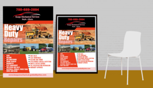 Heavy Duty Repairs Poster | 45 Flyer Designs for a business in Canada