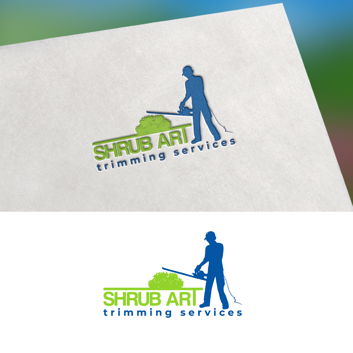 Bold, Professional, Landscaping shaping trees shrubs and hedges Logo ...