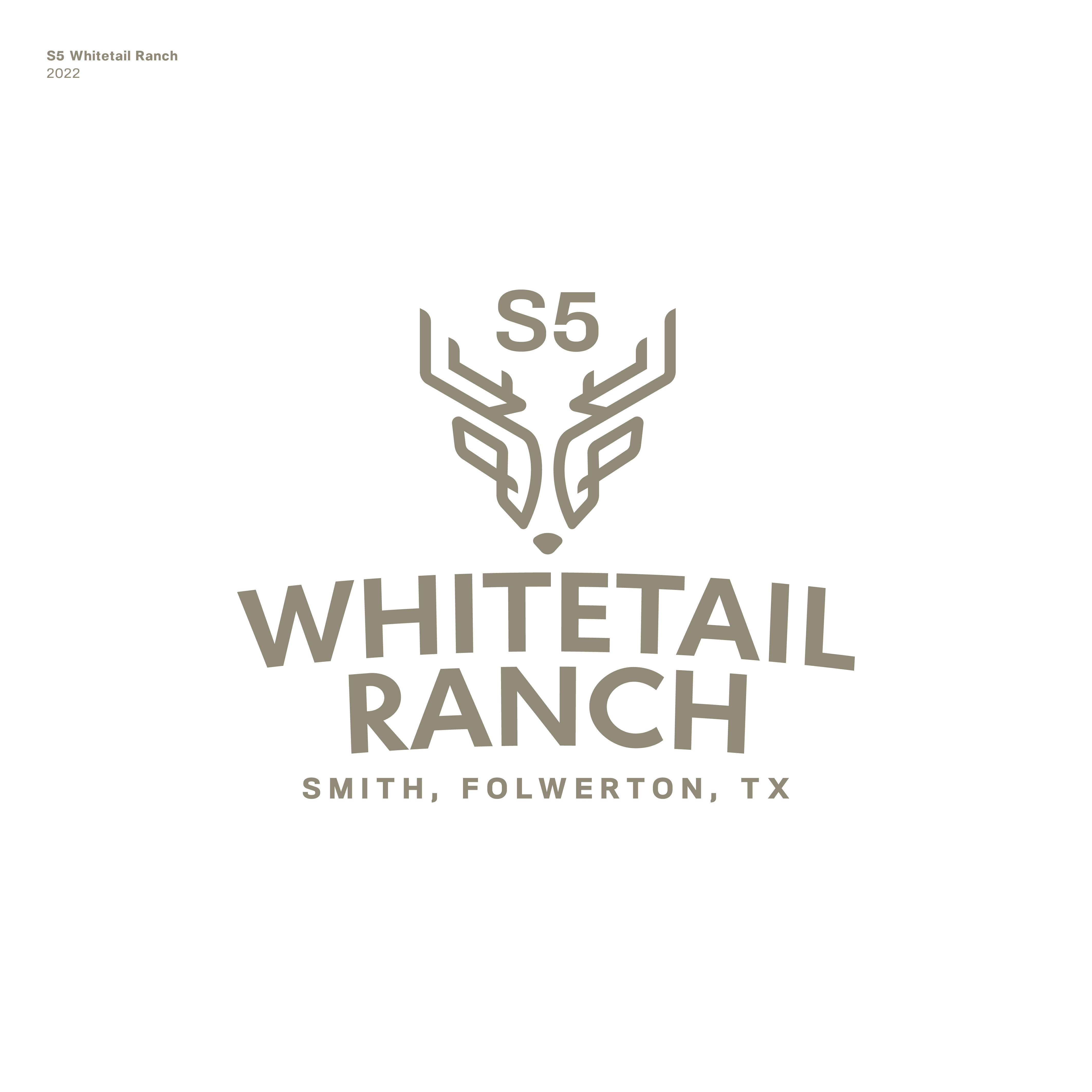 Masculine, Traditional, Hunting Logo Design for S5 Whitetail Ranch ...