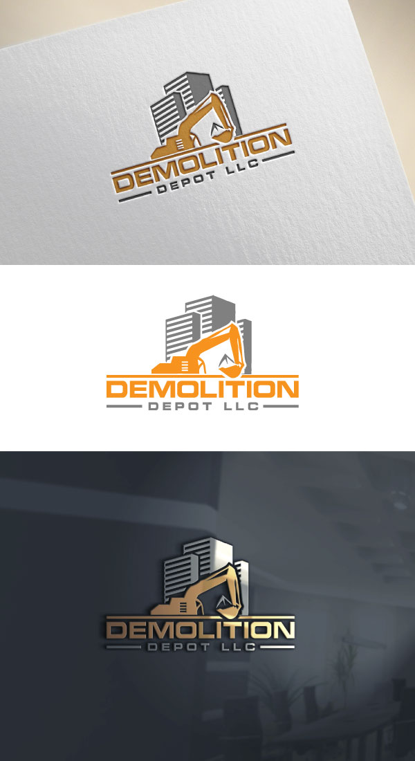 Bold, Serious, DEMOLITION CONTRACTING Logo Design for DEMOLITION DEPOT ...