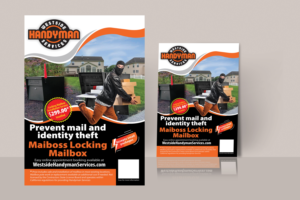 Marketing flyer for Locking Mailbox Installation service | 45 Flyer ...