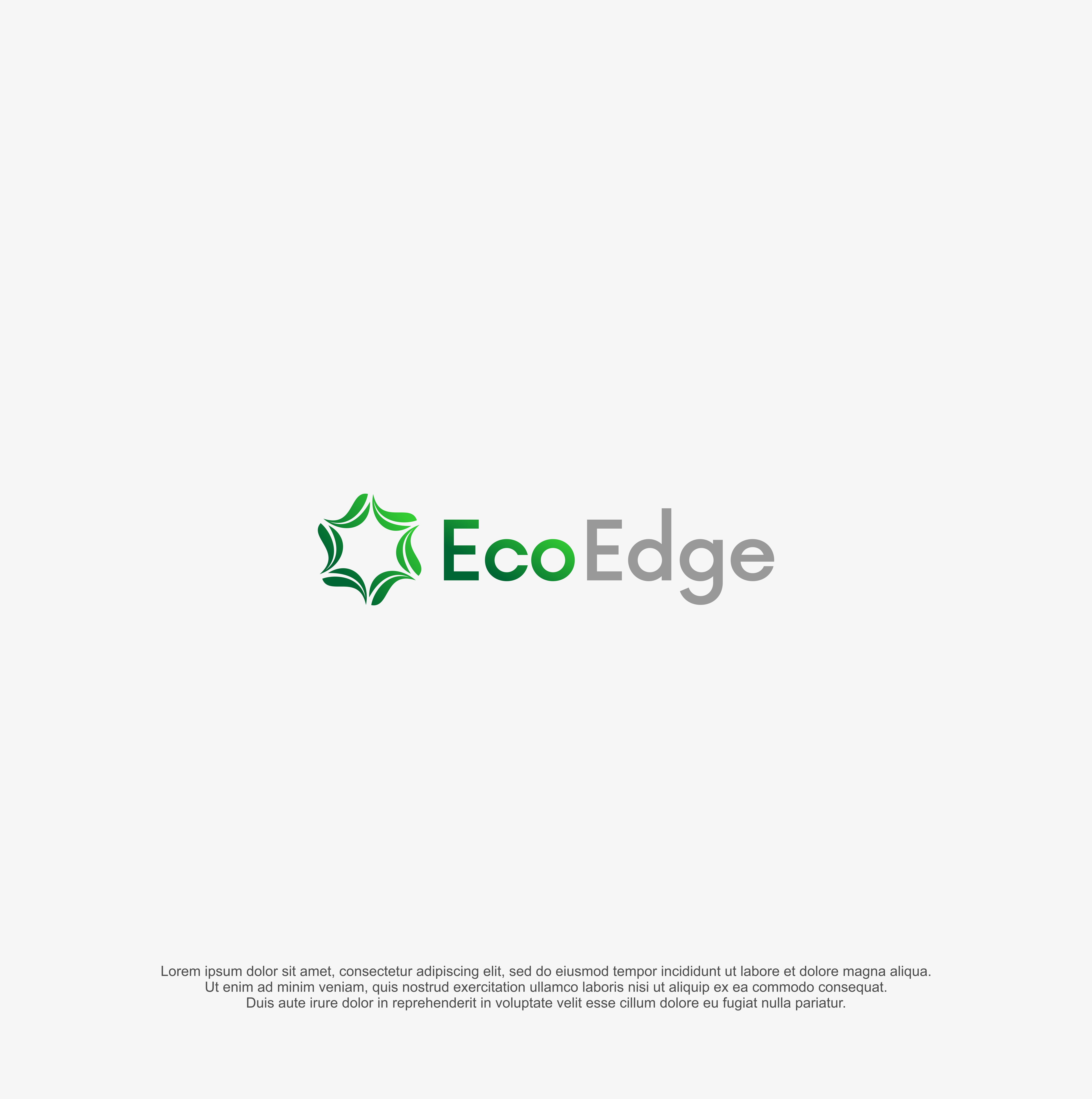 Modern, Professional, Ecological Balance, Agriculture, Biologic tech Logo Design for EcoEdge by ...