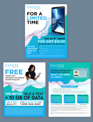 Telecom company needs marketing flyers | 56 Flyer Designs for a ...