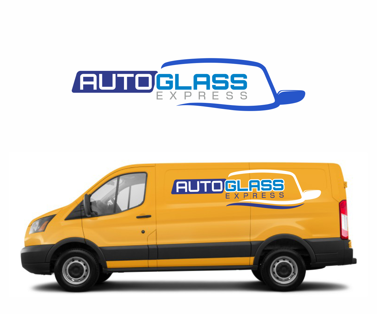 Bold, Masculine, Auto Glass Replacement and Repair Logo Design for Auto ...