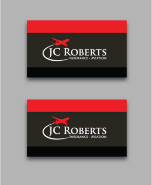 JC Roberts Insurance - Aviation | 77 Business Card Designs for JC ...