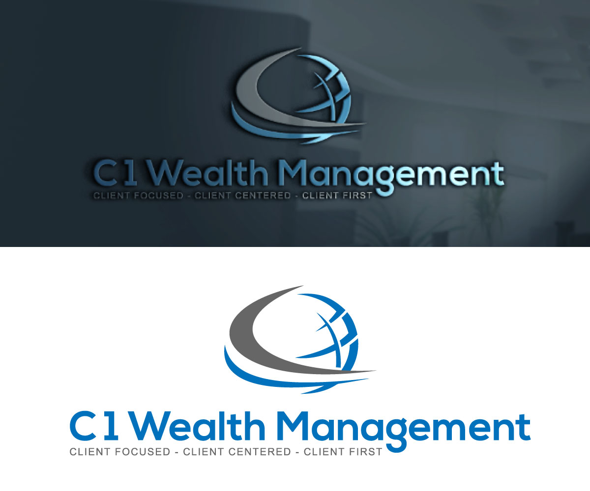 Elegant, Playful, Wealth Management Logo Design for C 1 Wealth ...