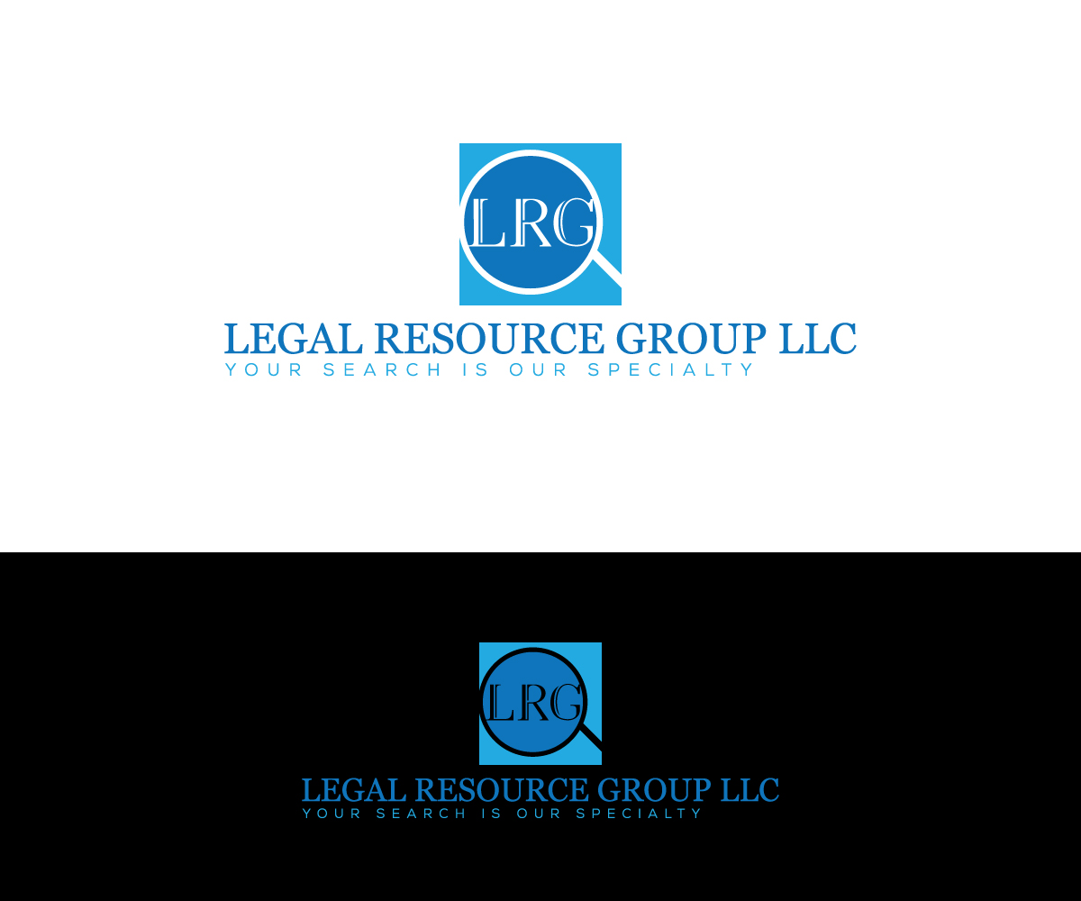 Logo Design for Legal Resource Group LLC, Your Search Is Our Specialty ...