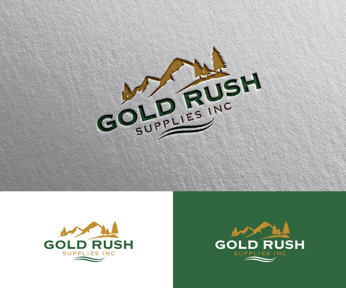Masculine, Bold Logo Design for Gold Rush Supplies Inc by Iris 3 ...
