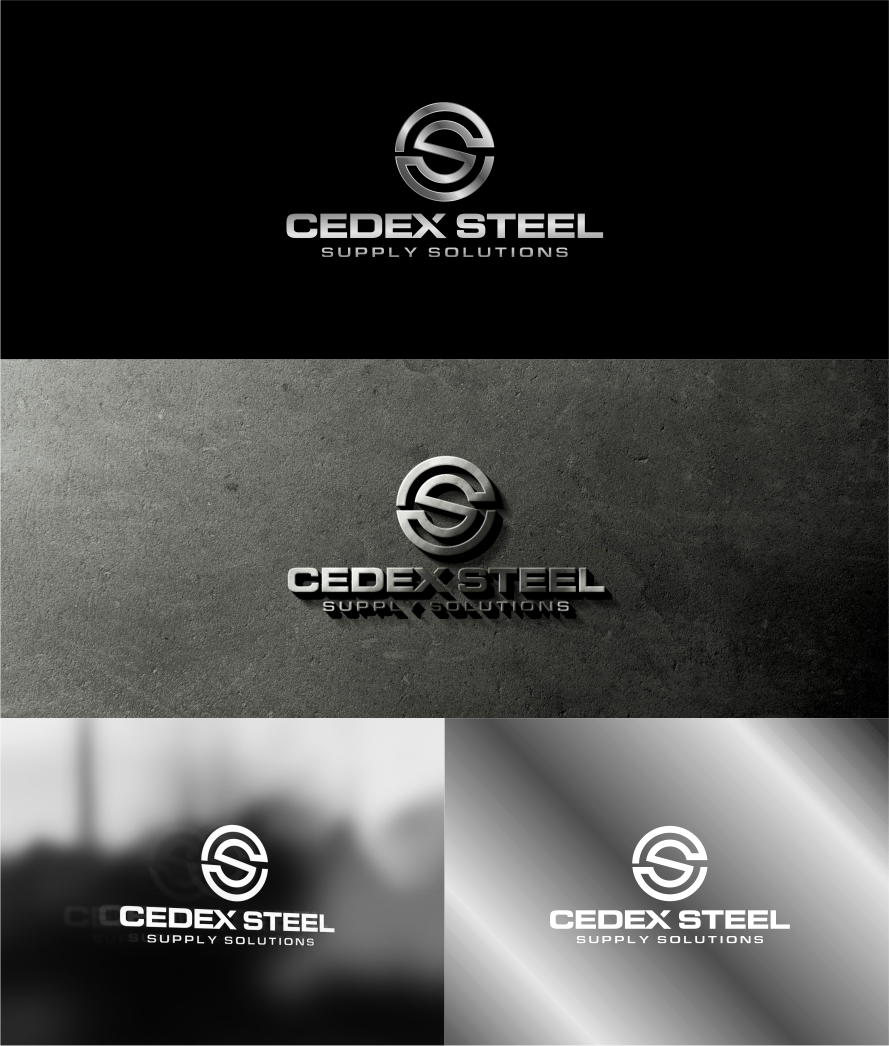 Modern, Serious, Steel Logo Design for Cedex Steel. Supply Solutions ...