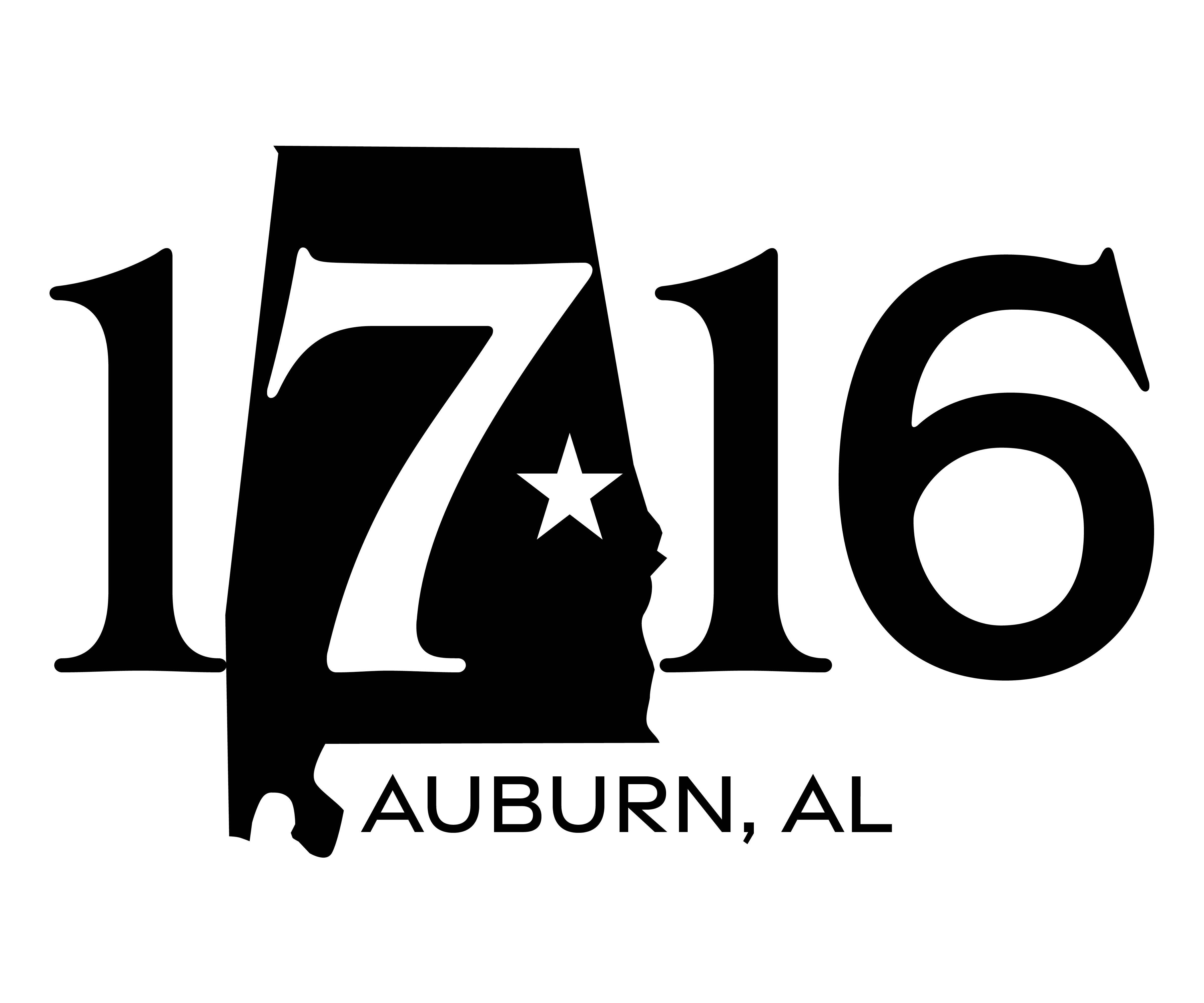Bold, Playful, Hospitality Logo Design for It should say 1716, Auburn ...