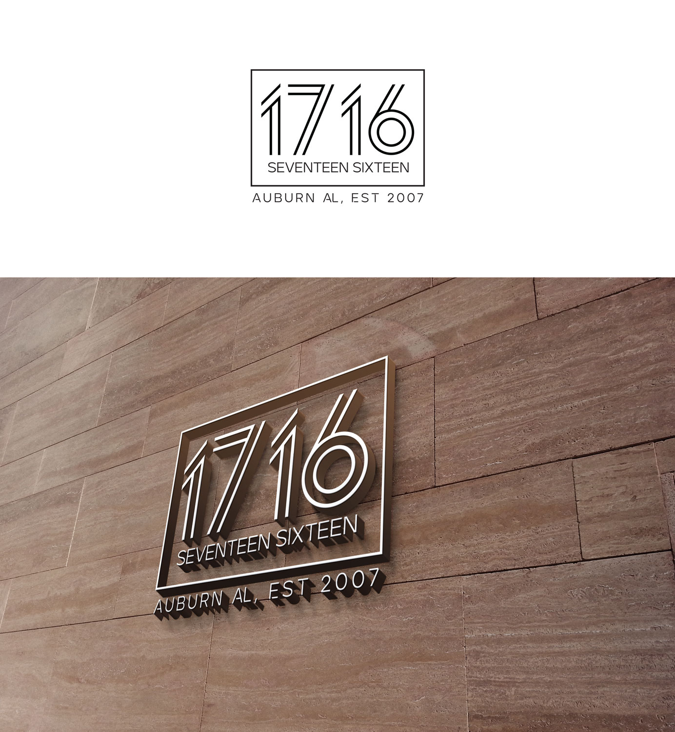 Bold, Playful, Hospitality Logo Design for It should say 1716, Auburn ...