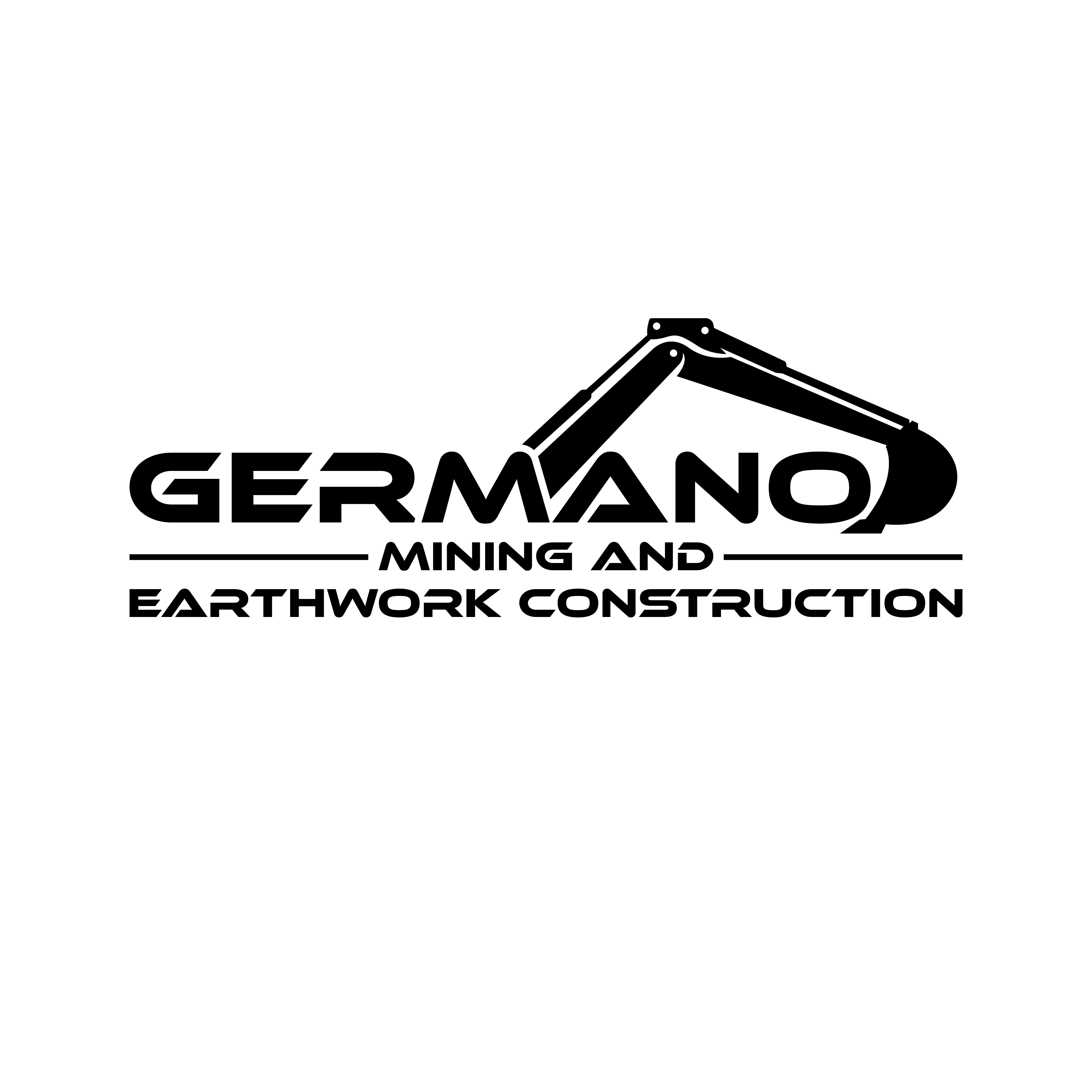 Logo Design for GERMANO Mining and Earthwork Construction by Harold C ...