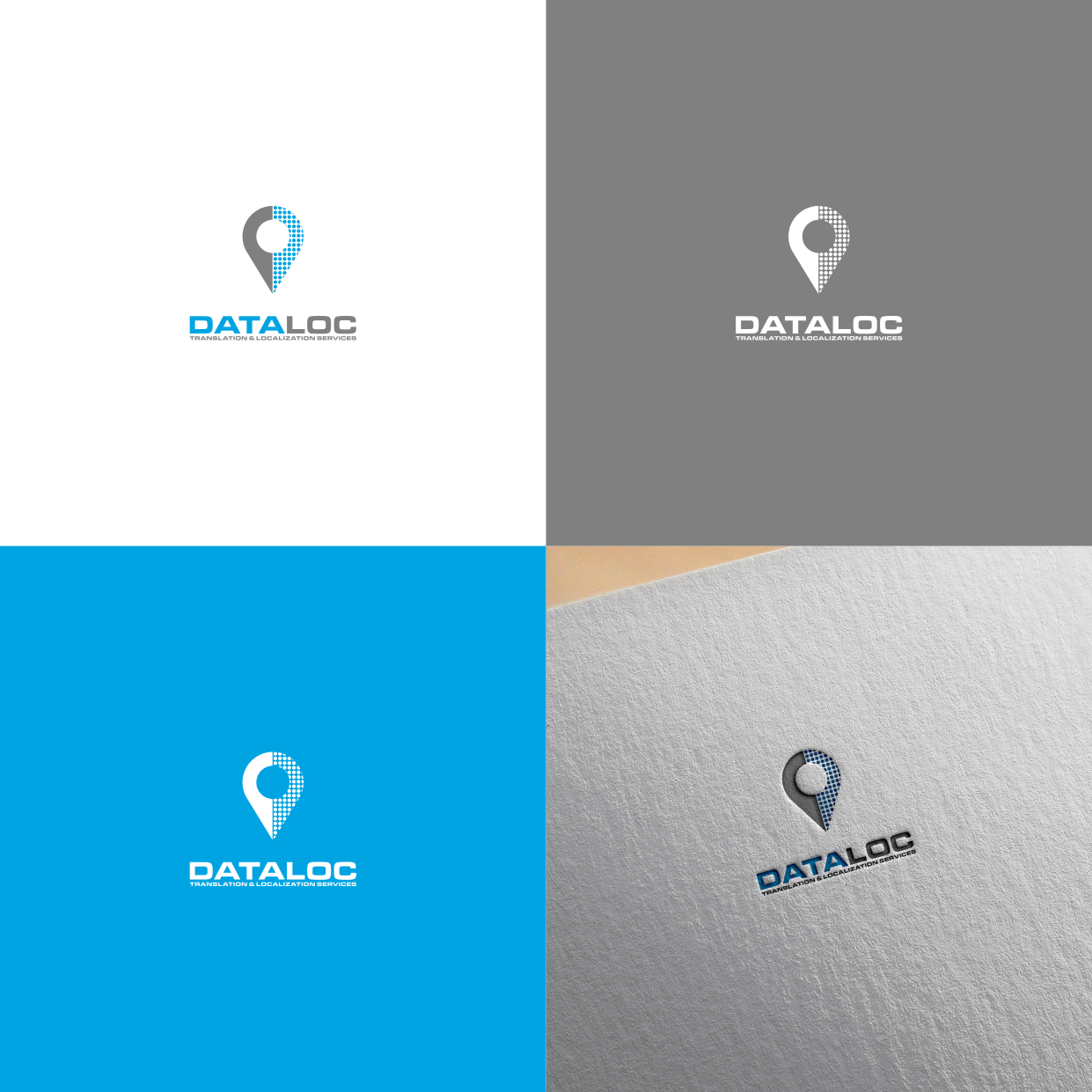 Modern, Professional Logo Design for Dataloc translation & localization ...