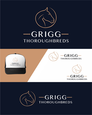 Grigg Thoroughbreds Logo Design | 29 Logo Designs for Grigg Thoroughbreds