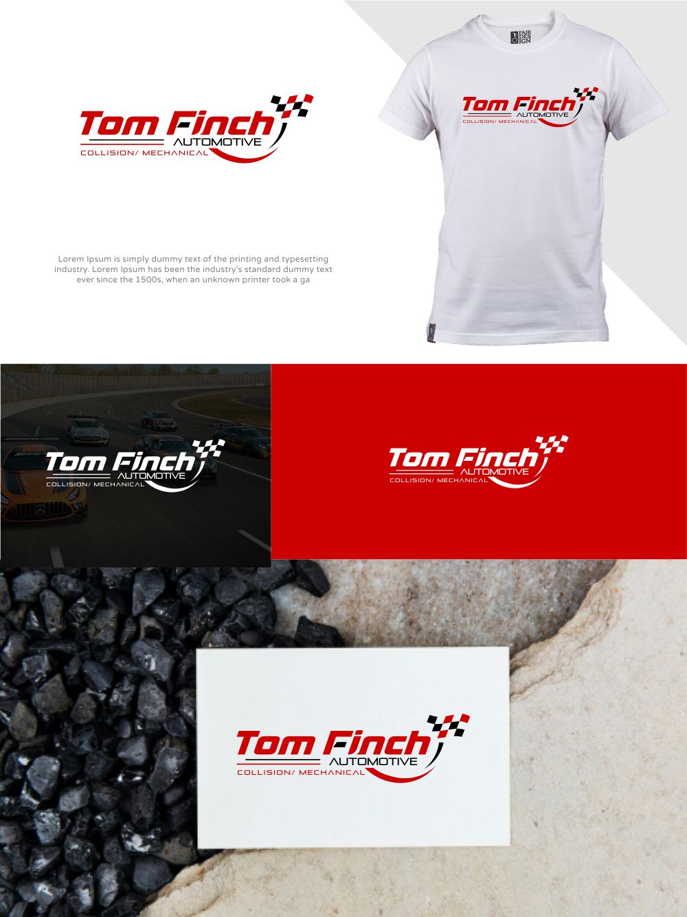 Logo Design for Tom Finch Automotive. Collision/ Mechanical by MX ...