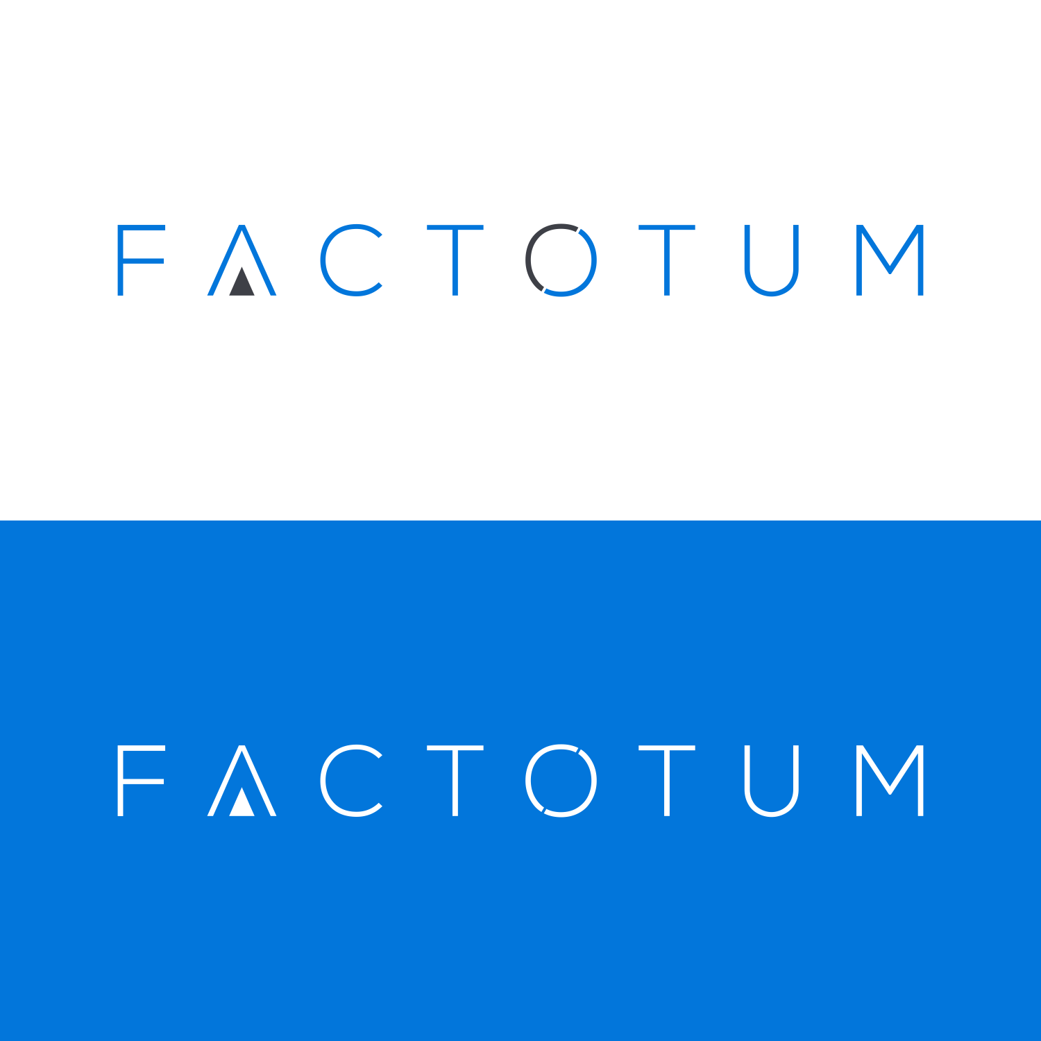 Serious, Modern Logo Design for Factotum by mas no | Design #28532982
