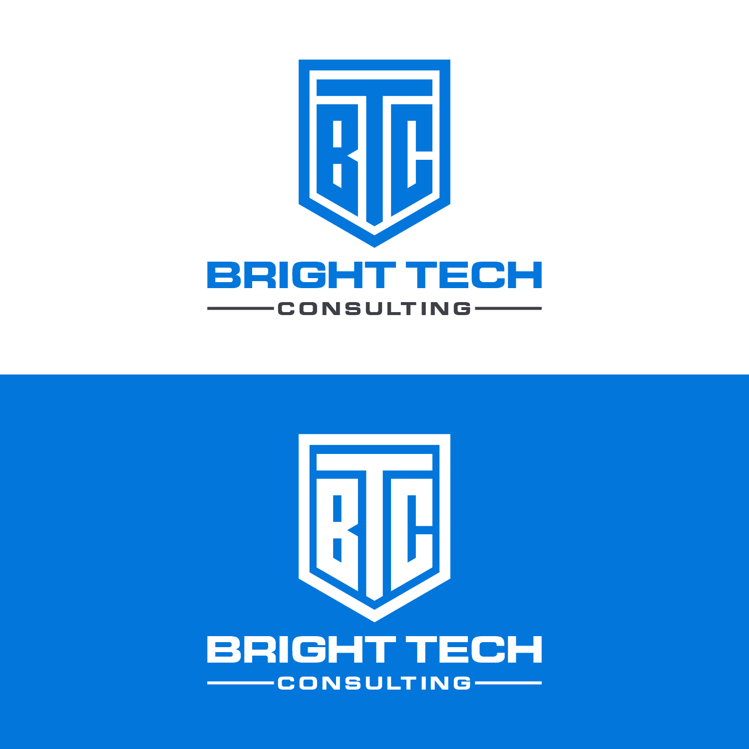 Logo Design for Bright Technologies or Bright Tech Consulting by mas no ...