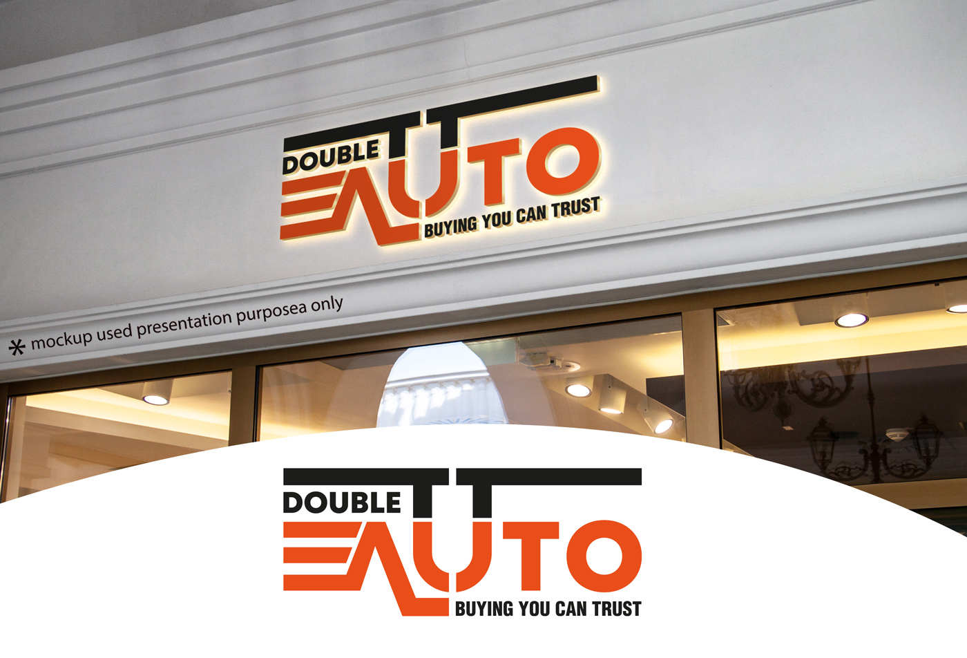 Logo Design for Double TT Auto - Buying You Can Trust by Juli creation ...