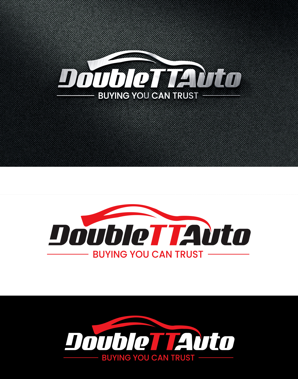 Logo Design for Double TT Auto - Buying You Can Trust by Mr81 | Design ...