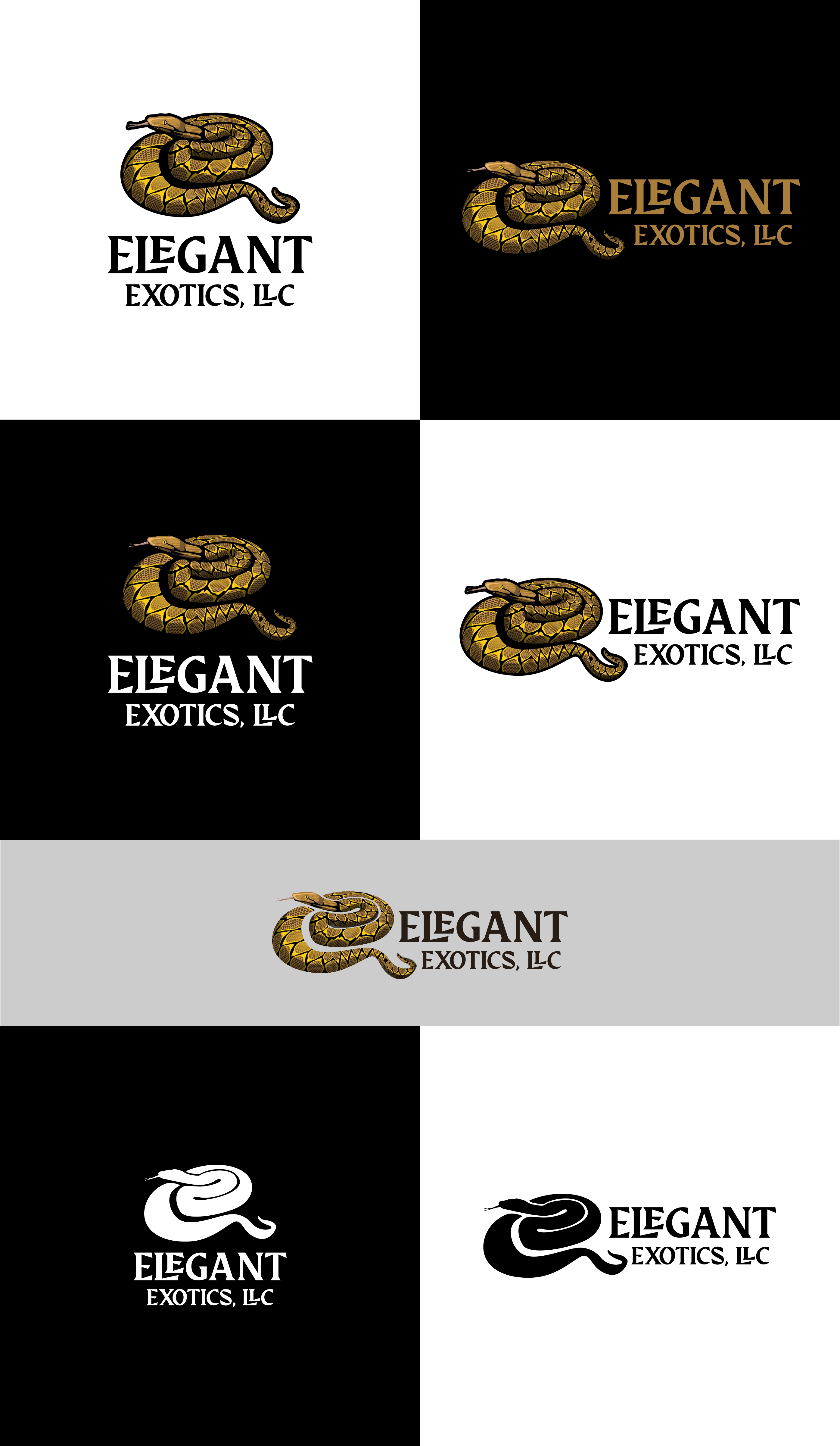 Modern, Colorful, pets, exotic pets Logo Design for Elegant Exotics by ...