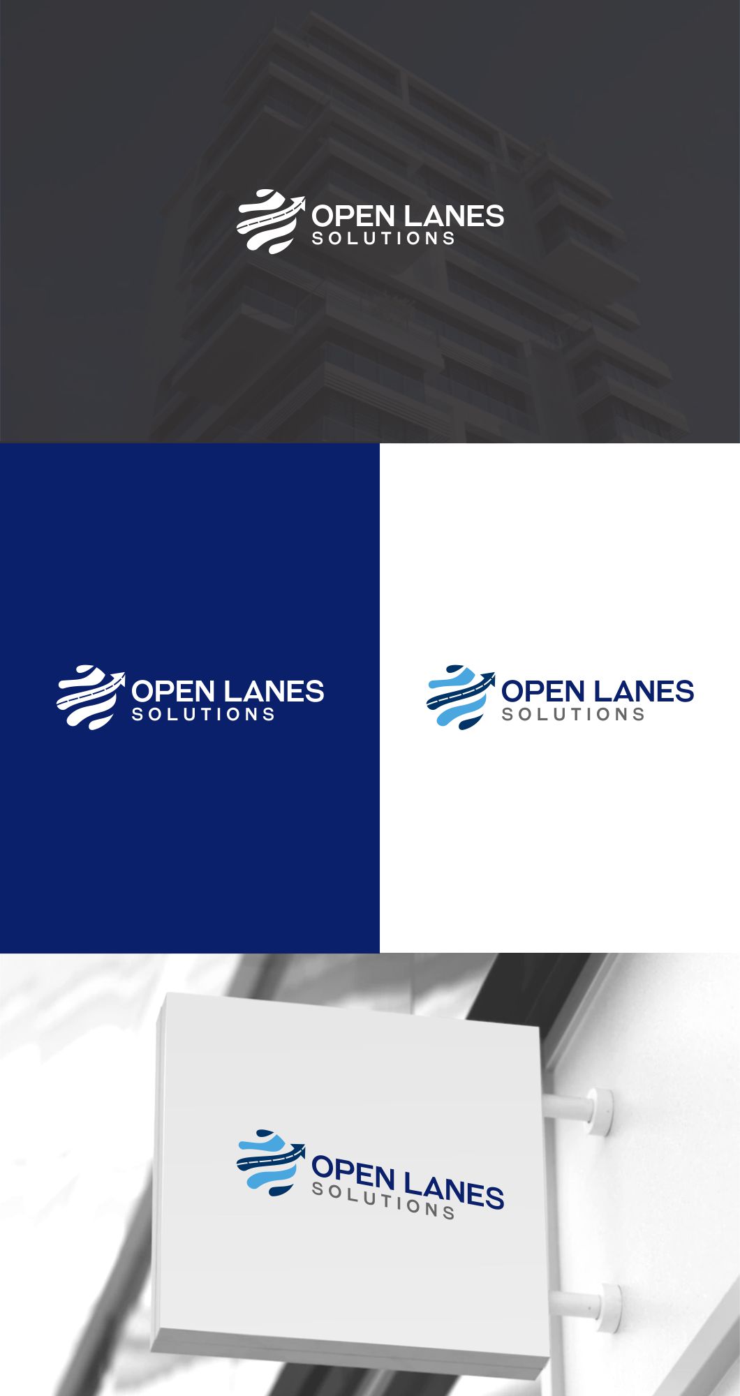 Upmarket, Serious Logo Design for OPEN LANES SOLUTIONS by 92logo ...