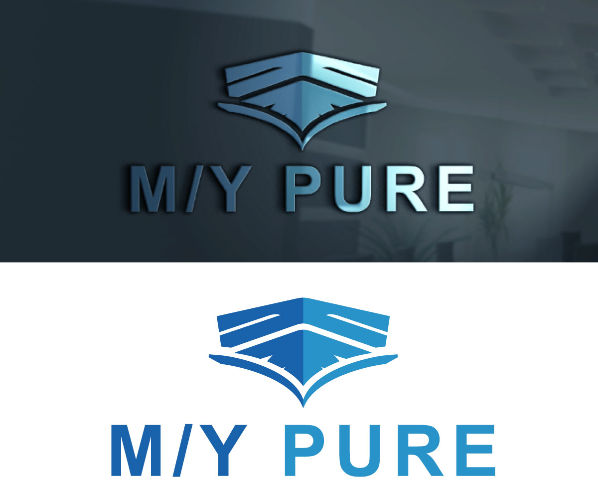 Elegant, Playful Logo Design for M/Y PURE by sawad_lohage | Design #28556935