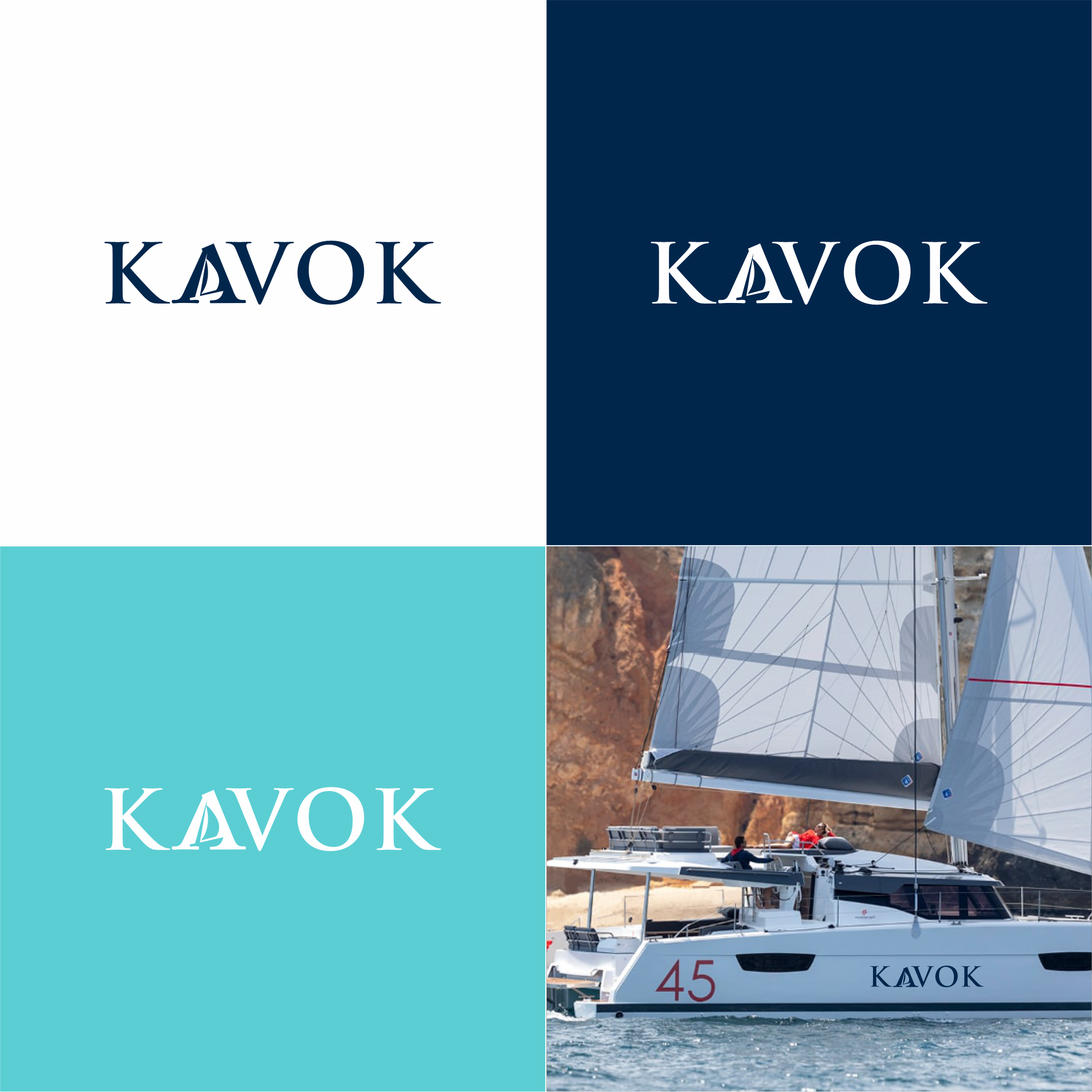 Modern, Professional, Yachting and sail racing Logo Design for KAVOK by ...