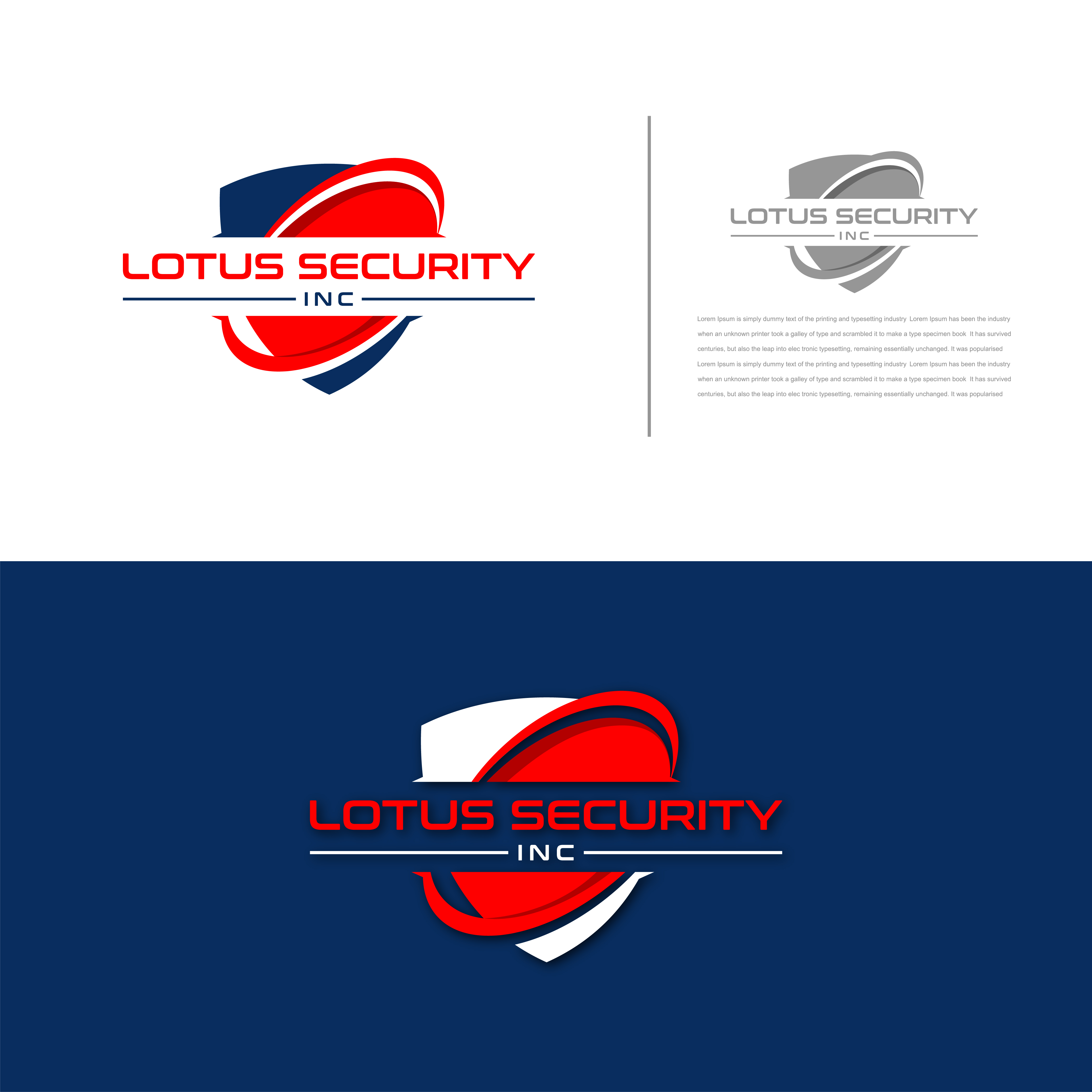 Logo Design for Lotus Security Inc. by RKsharma | Design #28564993