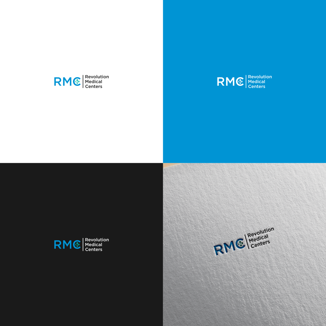 Modern, Bold, Medical Logo Design for Revolution Medical Centers or RMC ...